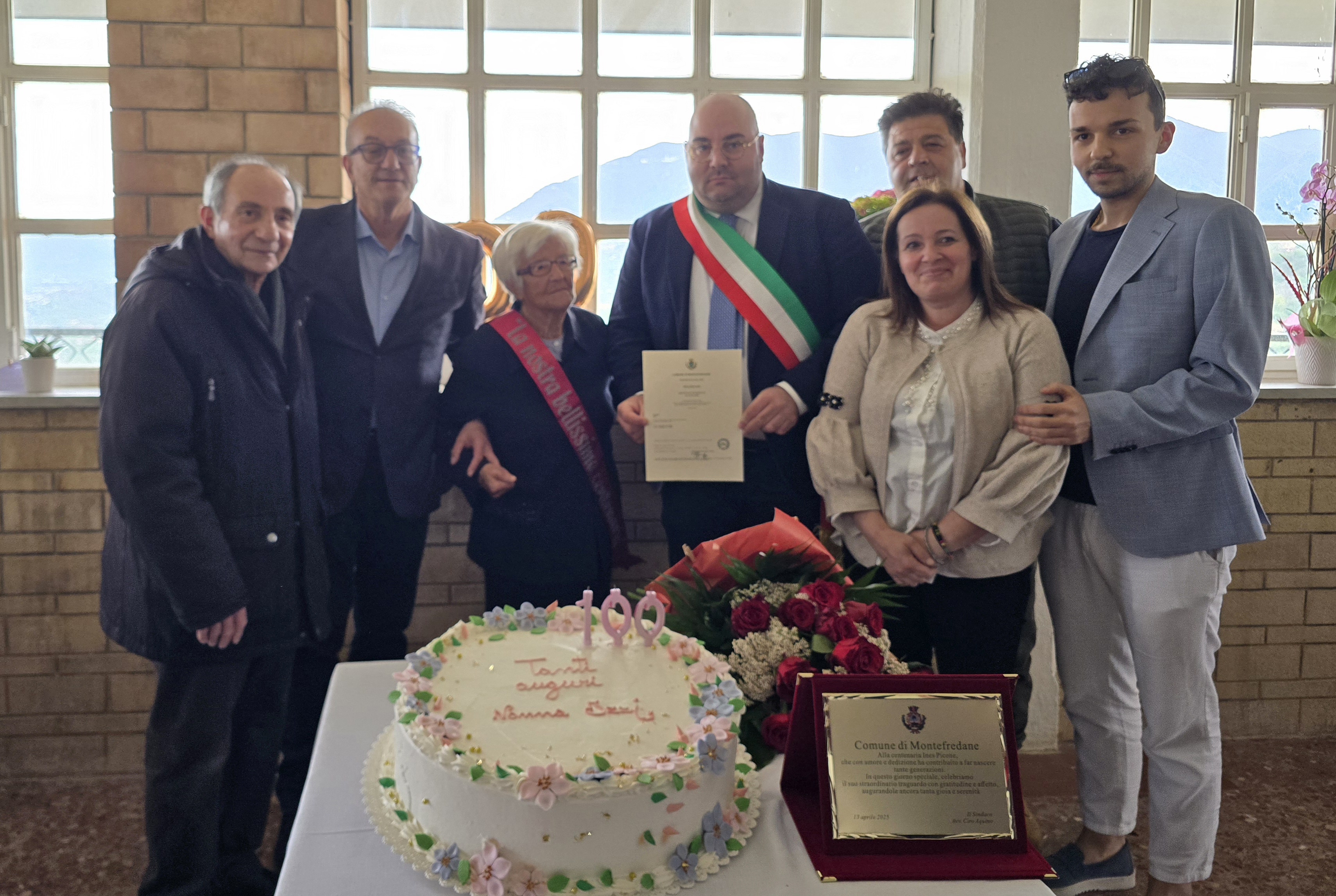 Montefredane, festa in paese per i 100 anni di Ines Picone: “La mia ...