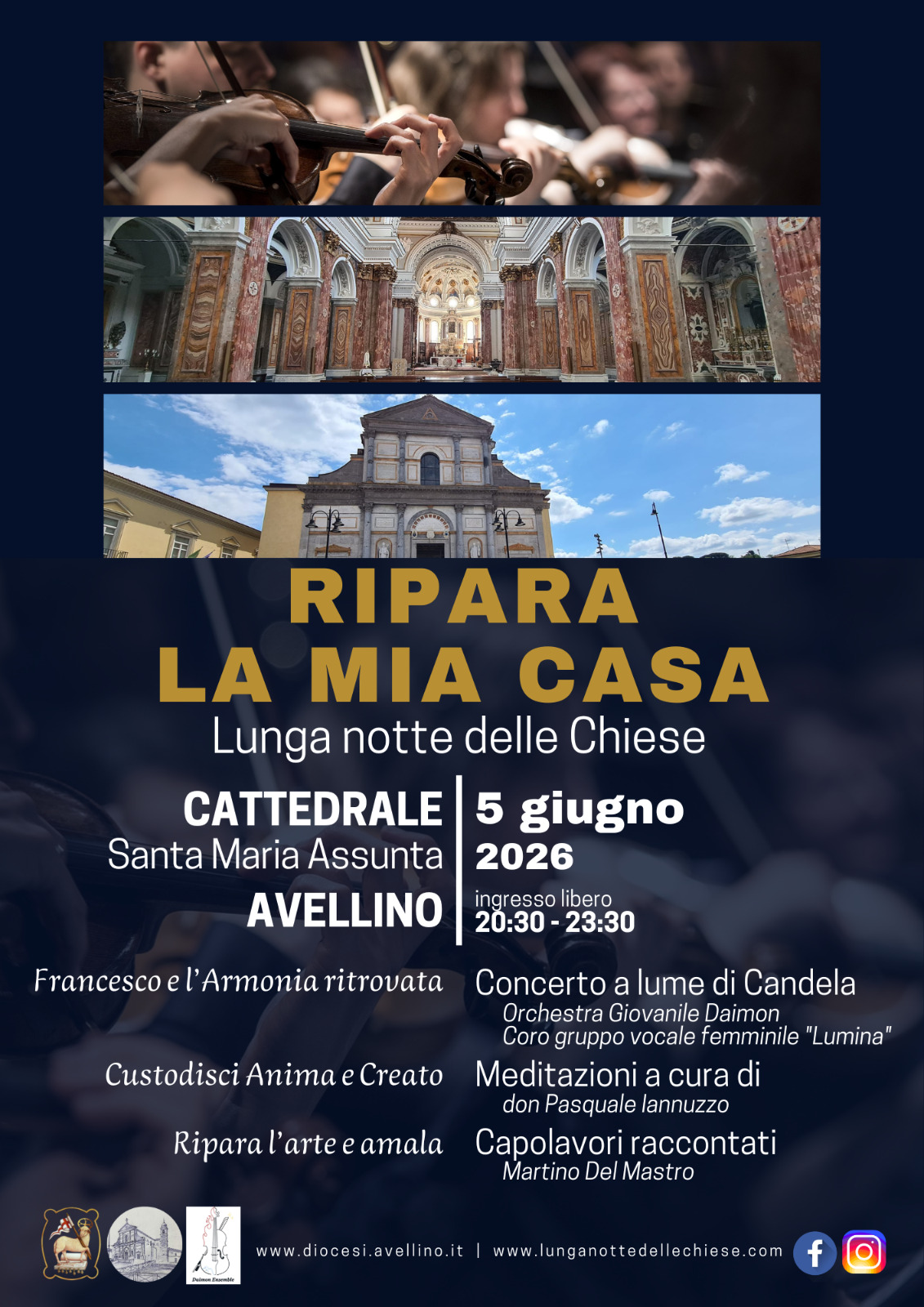 Avellino - Lunga notte delle Chiese 2026 - In Cattedrale una serata tra ...